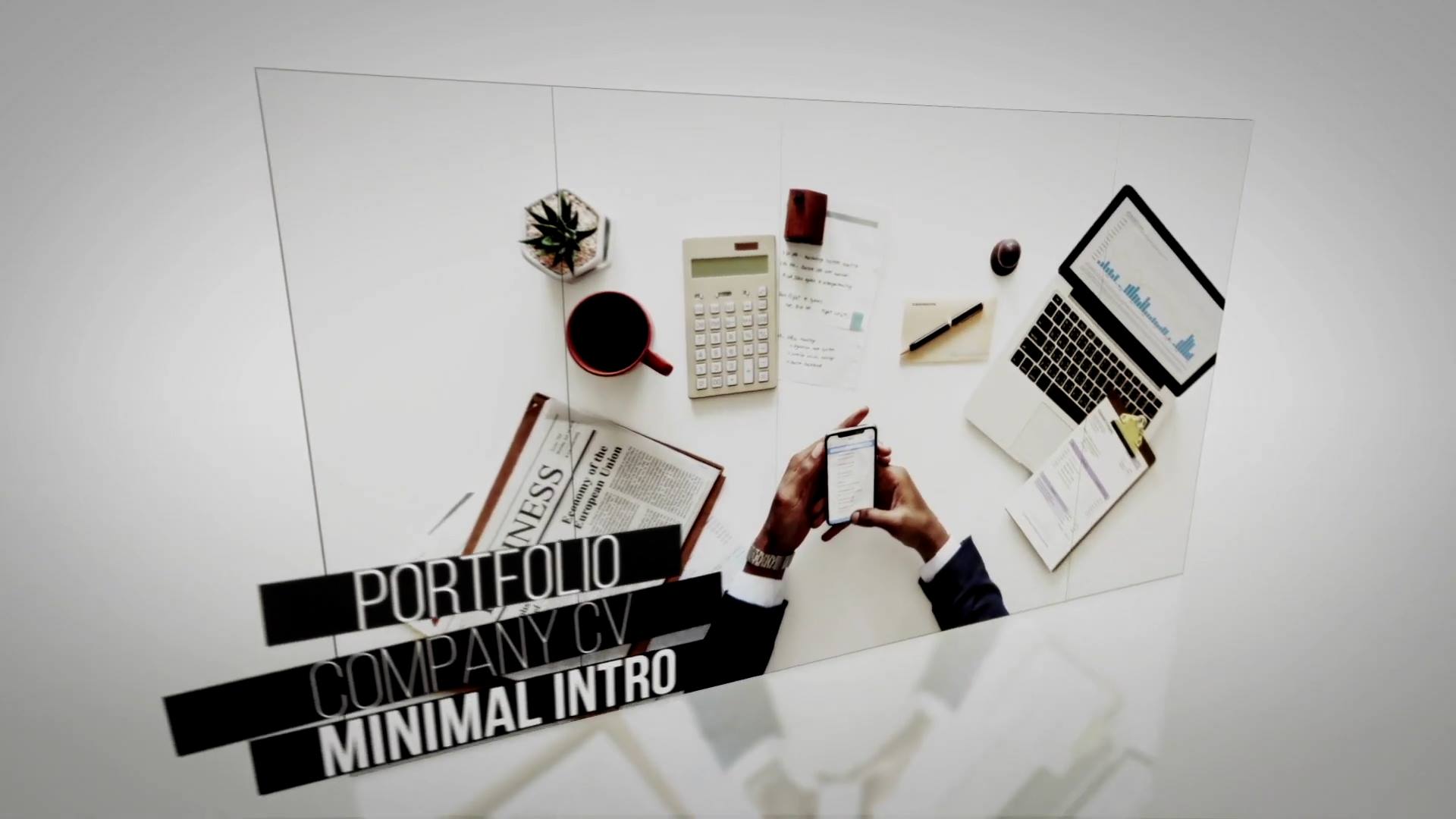 Clean Cubes Slideshow Intro – Modern Presentation Template