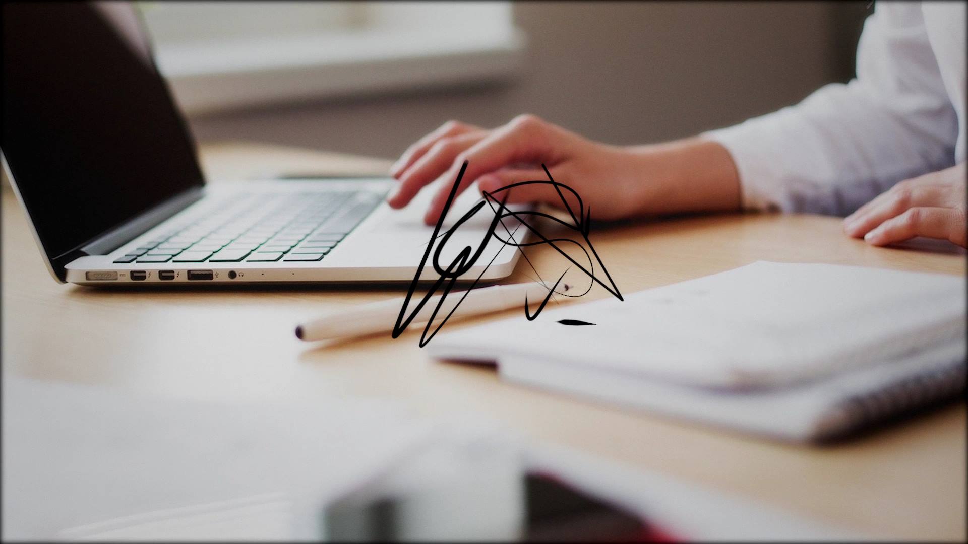 Clean Minimal Drawing Logo – Elegant Premiere Logo Animation