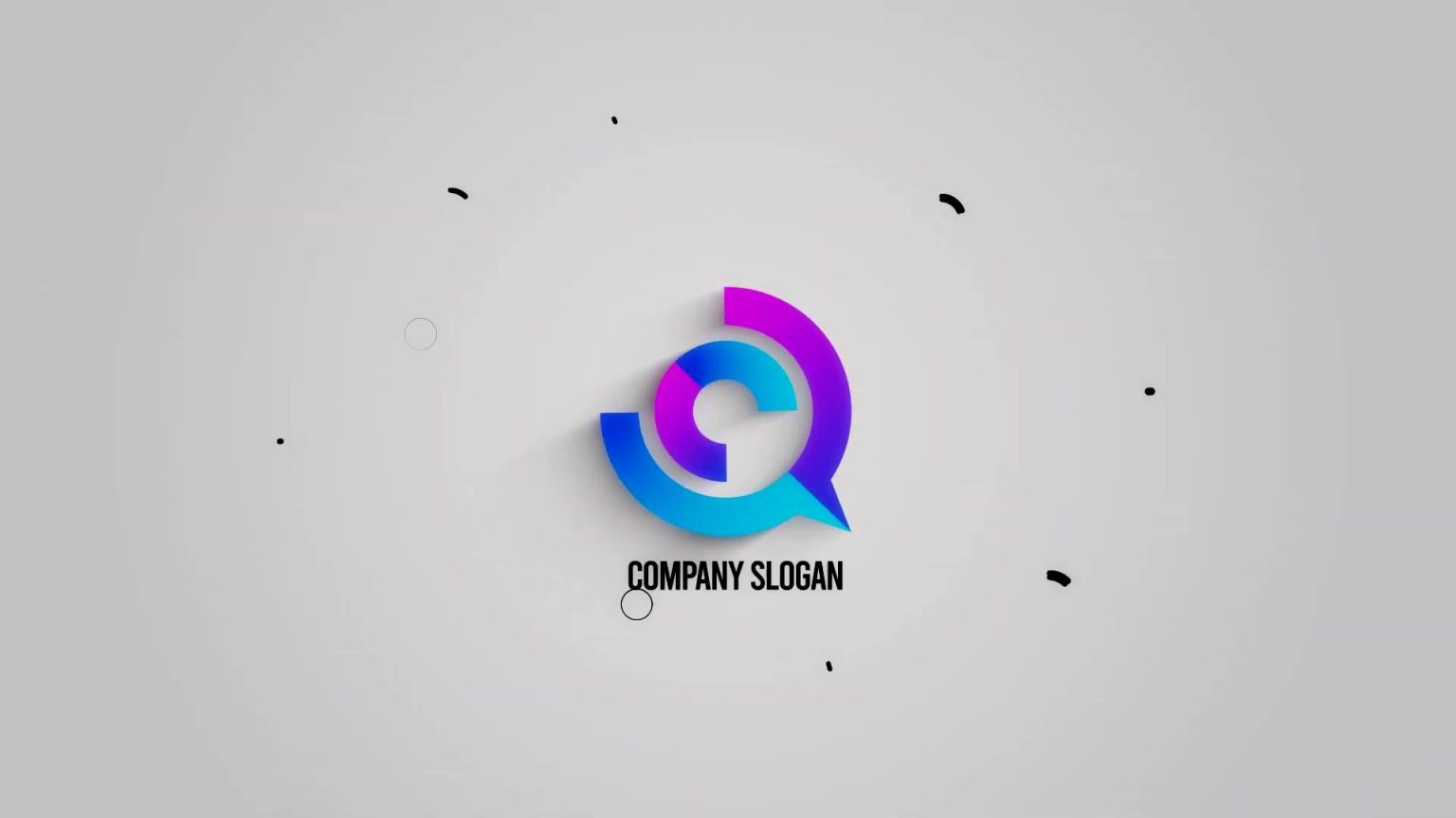 Creative Unfolding Cube Logo – Geometric AE Template