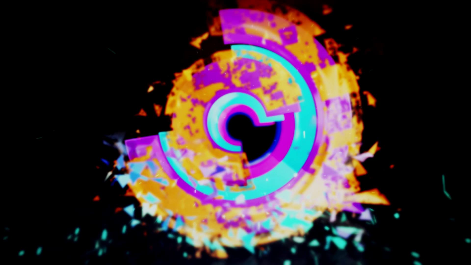 Dark Energy Logo Reveal – Electric Neon MOGRT Template