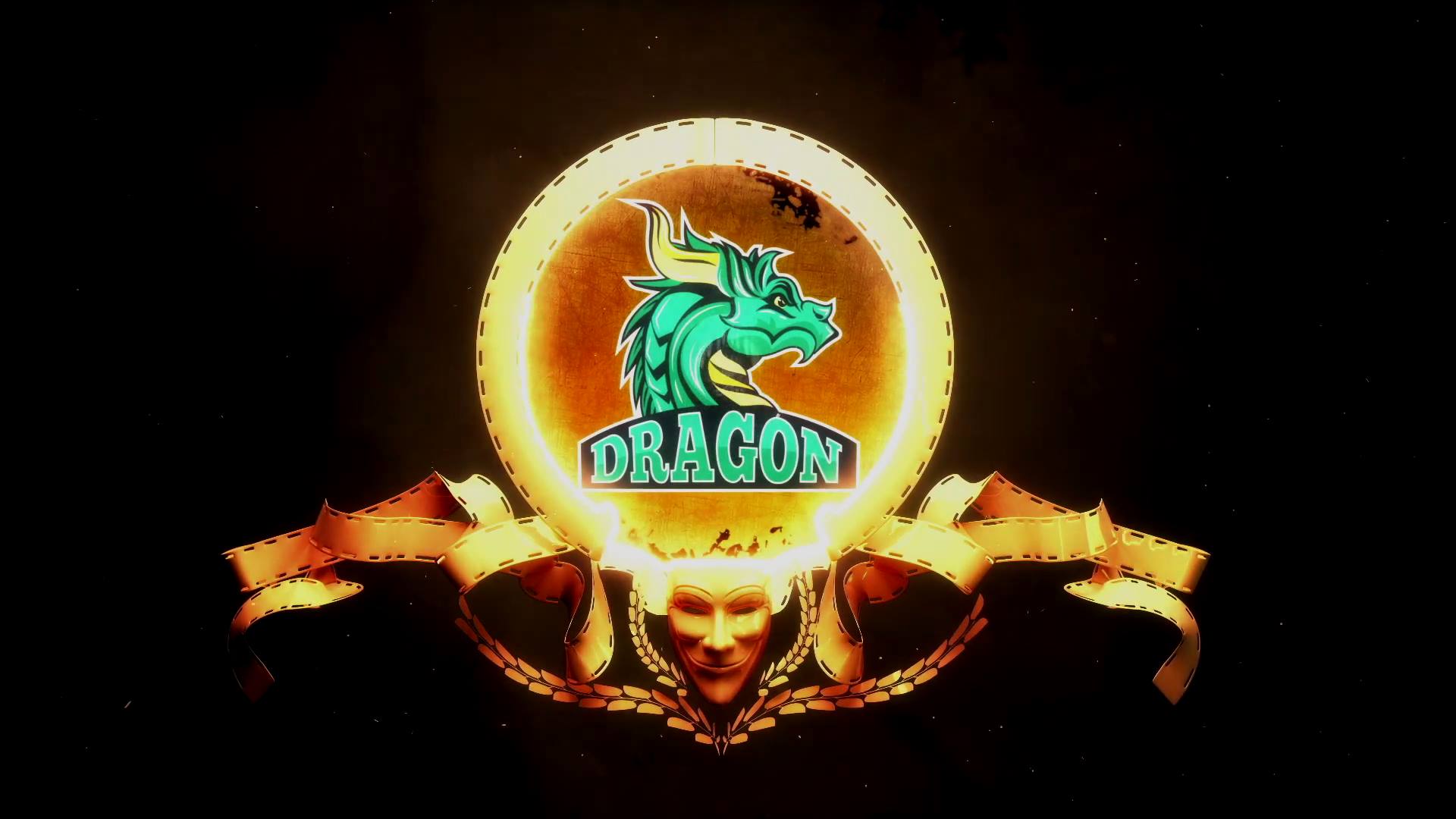 Dragon Logo Reveal – Template with Fire and Mythical Power