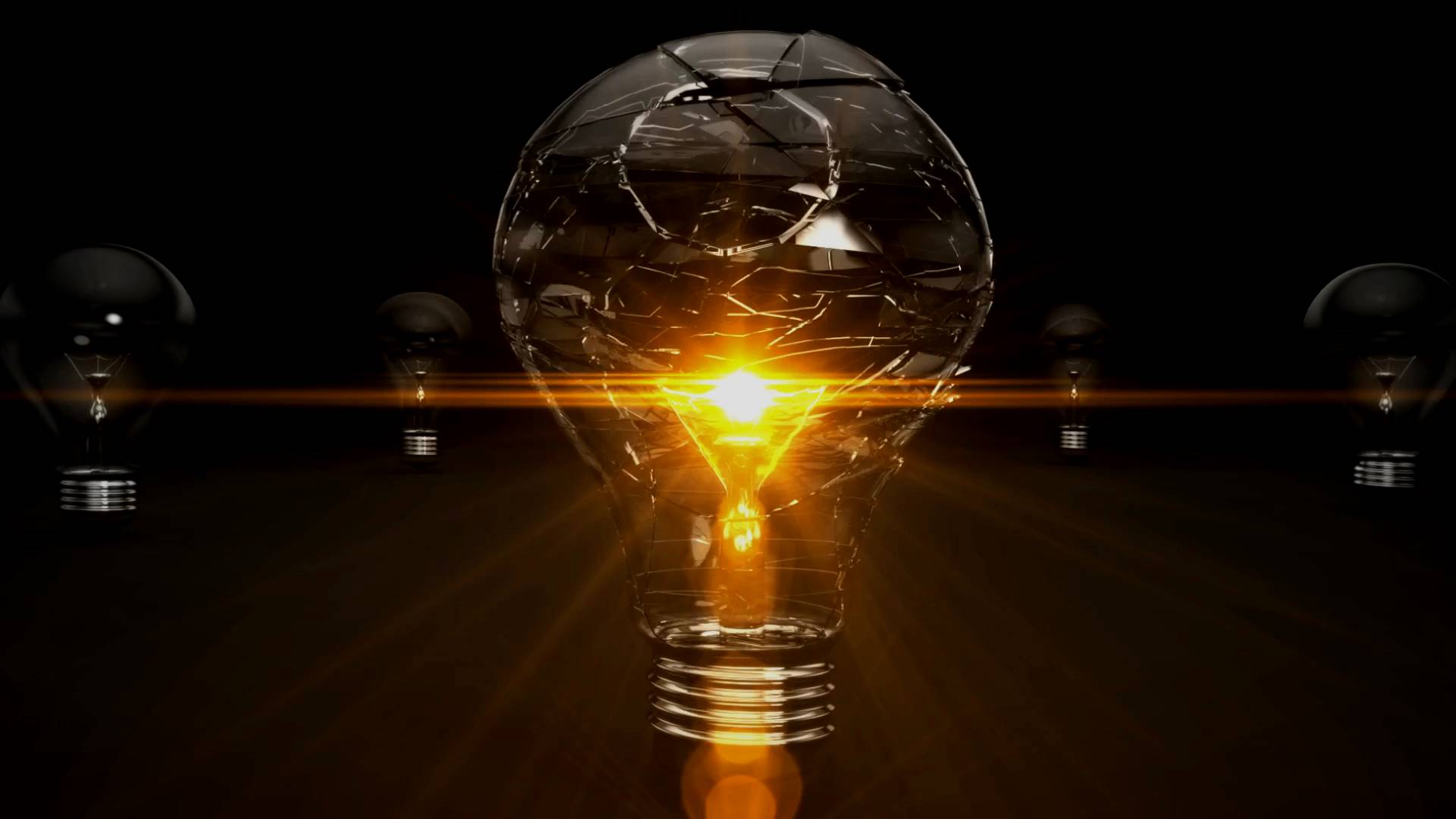 Exploding Bulb Reveal – Creative Logo Explosion
