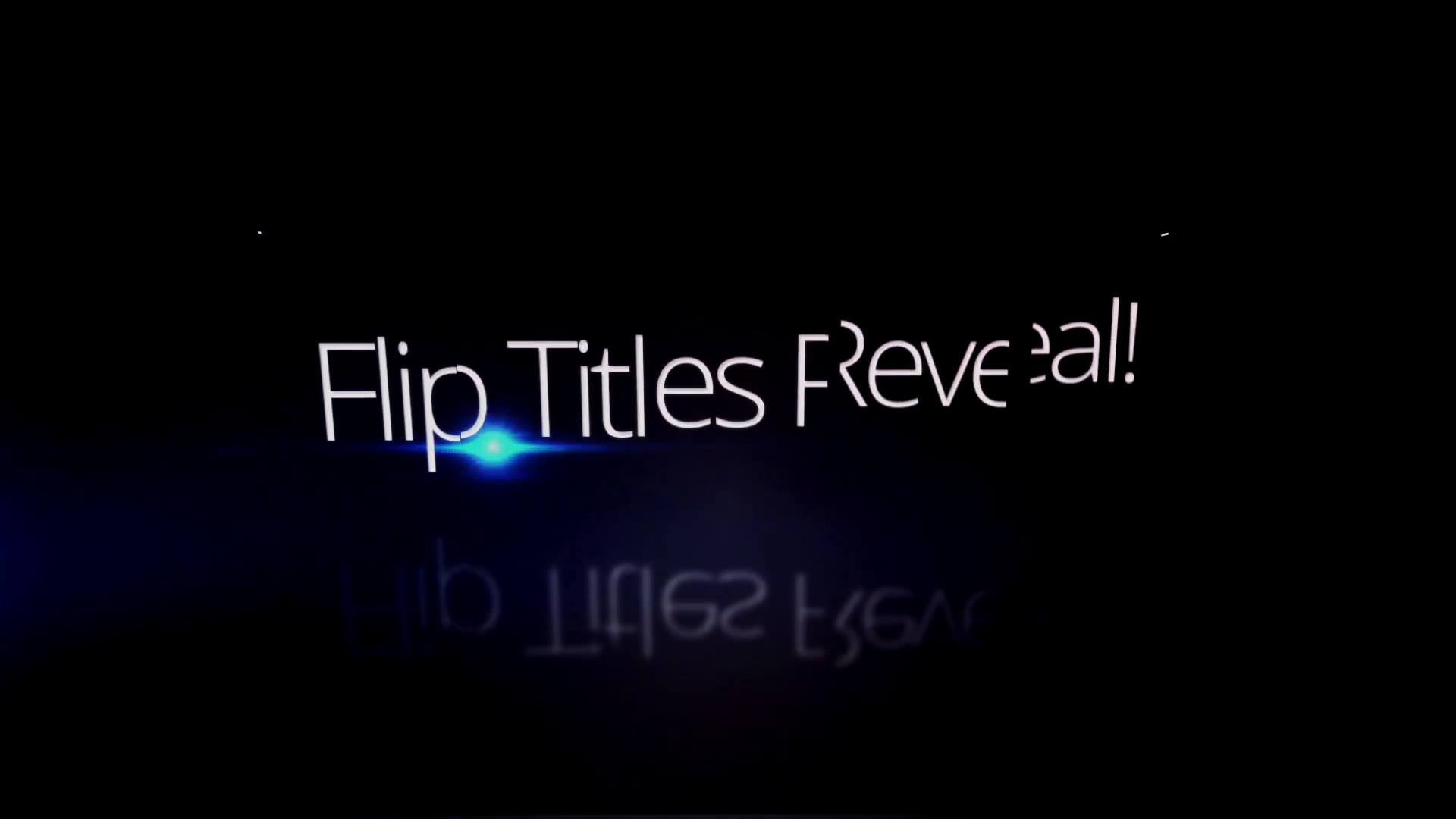 Flip Titles Reveal – Modern MOGRT Title Animation
