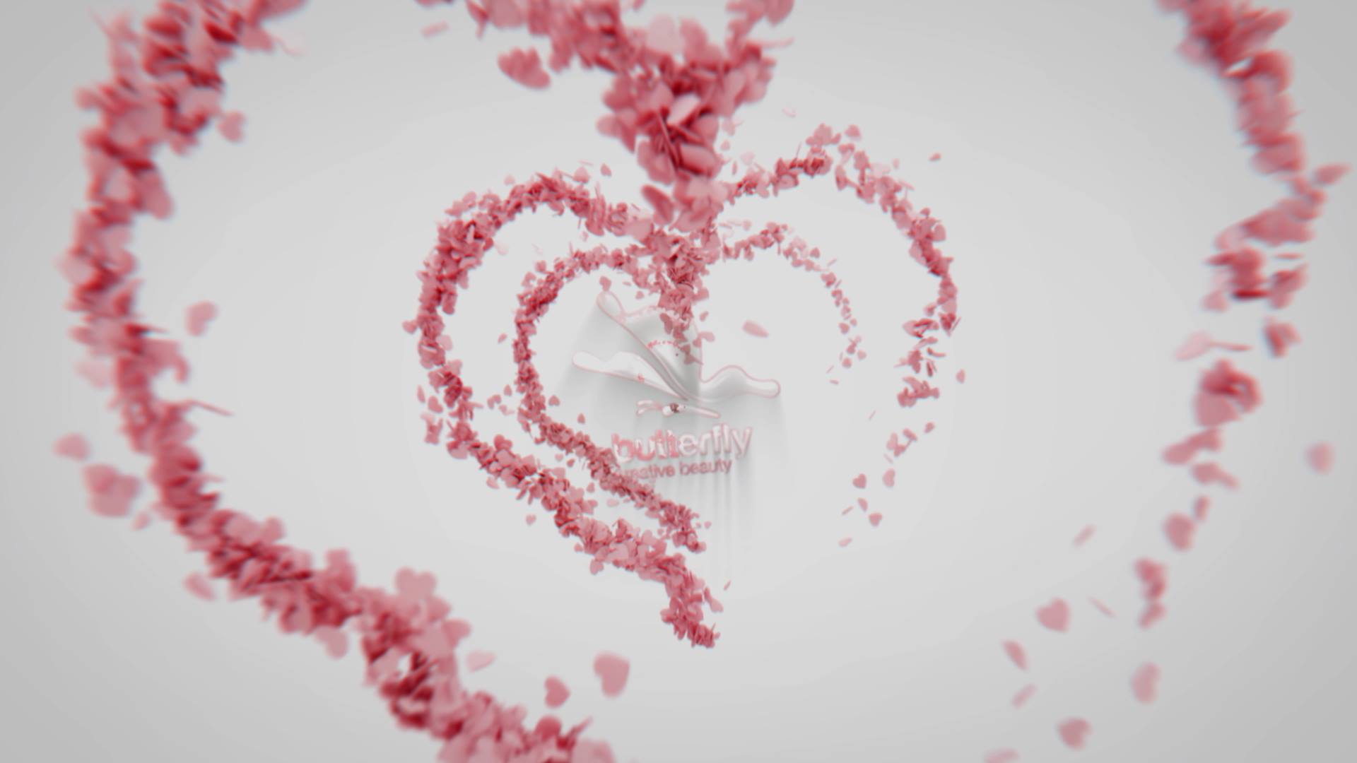 Heart Logo Reveal Bundle – Four Romantic Logo Animations