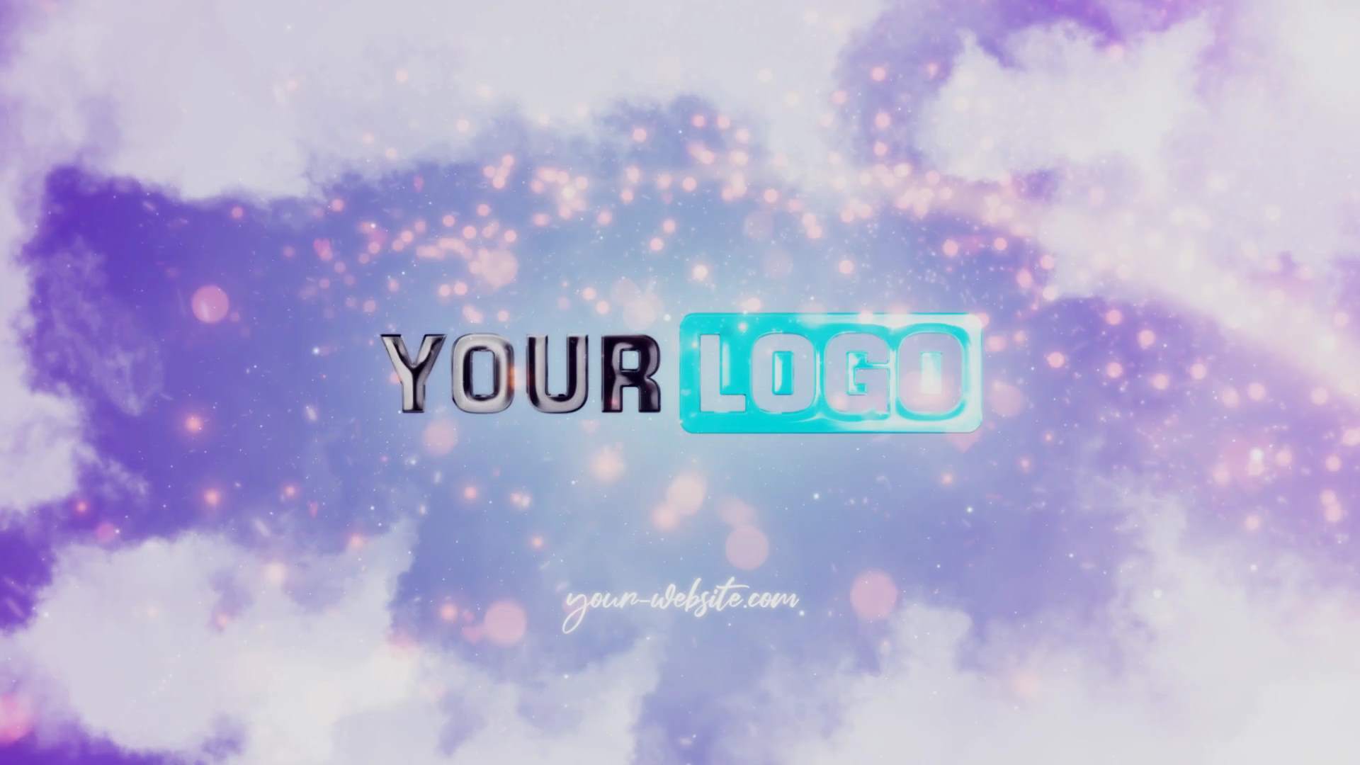 Lovely Sky Particles – Online Logo Animation with Dreamy Effects