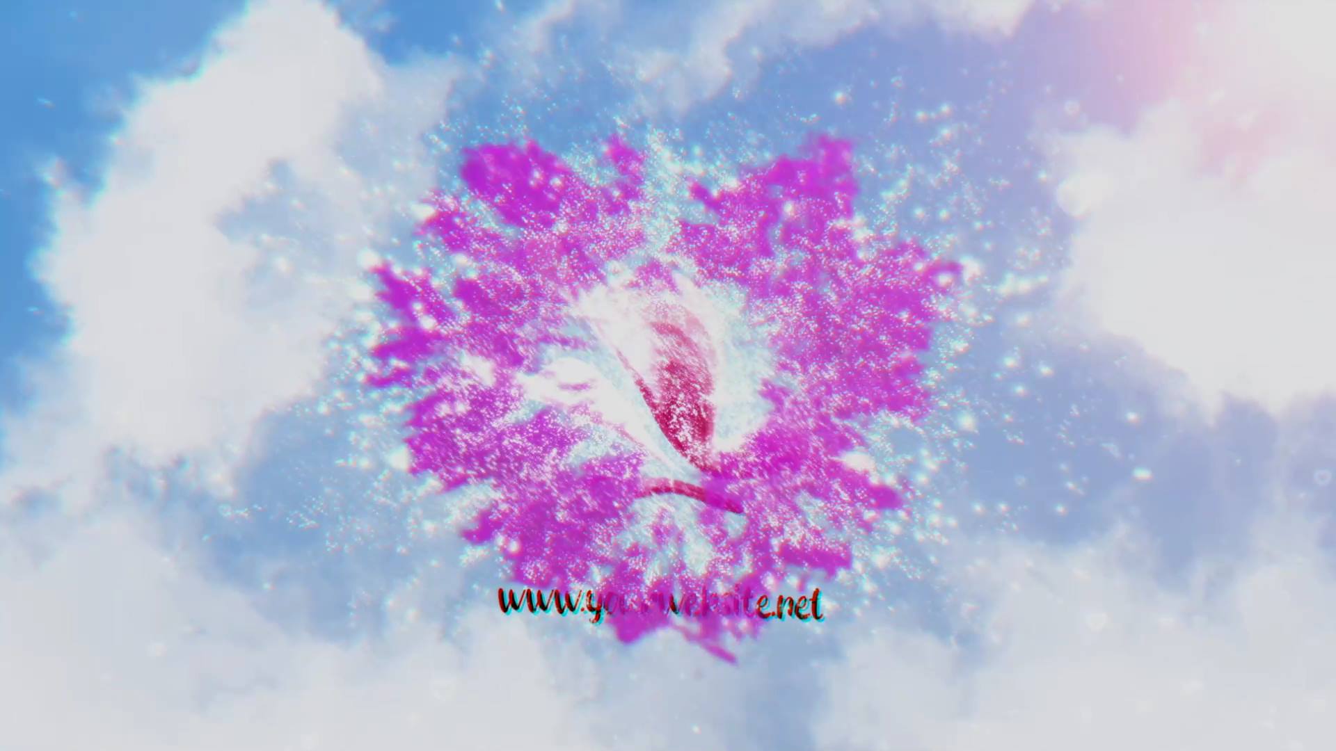 Lovely Sky Unveil – Cloud-Parting Sky MOGRT Template