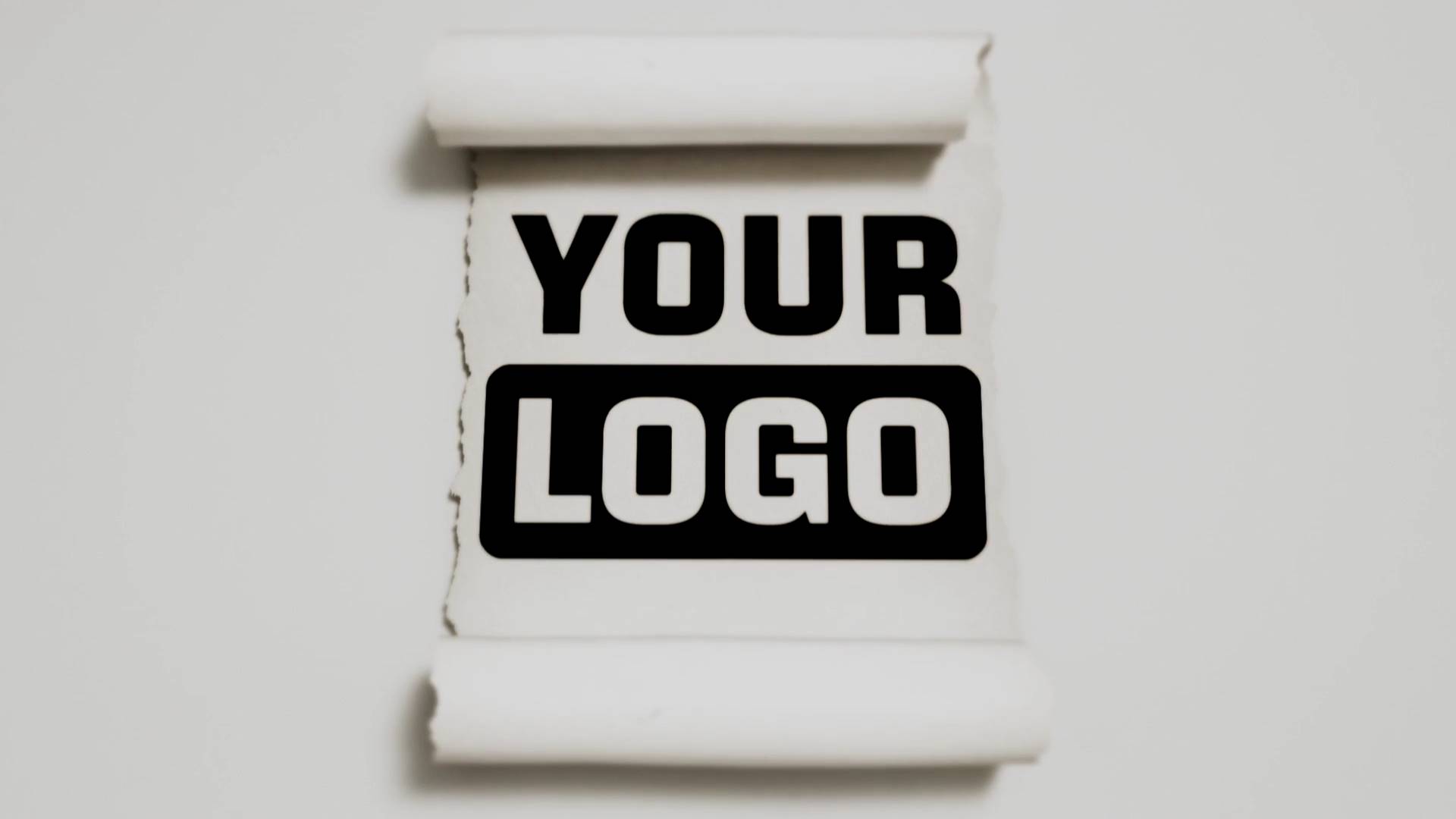 Parchment Scroll Reveal – Ancient Scroll Logo Intro