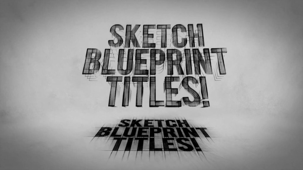 Sketch Drawing Title Reveal – Hand-Drawn MOGRT Animation
