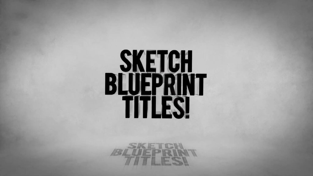 Sketch Drawing Title Reveal – Hand-Drawn MOGRT Animation