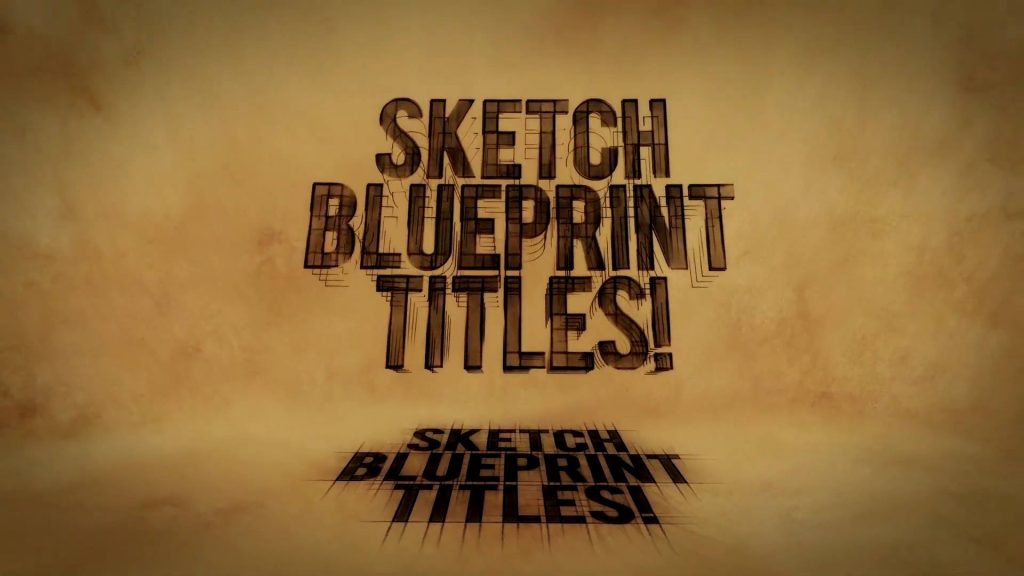Sketch Drawing Title Reveal – Hand-Drawn MOGRT Animation