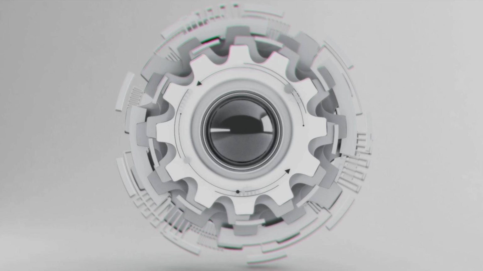 Tech Gears Unveil – Mechanical Gear Logo Reveal