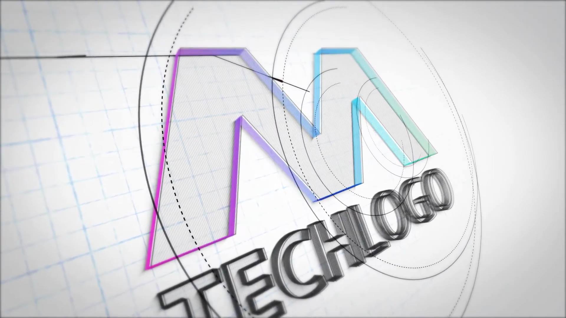Architect Logo – Blueprint-Inspired Logo Animation