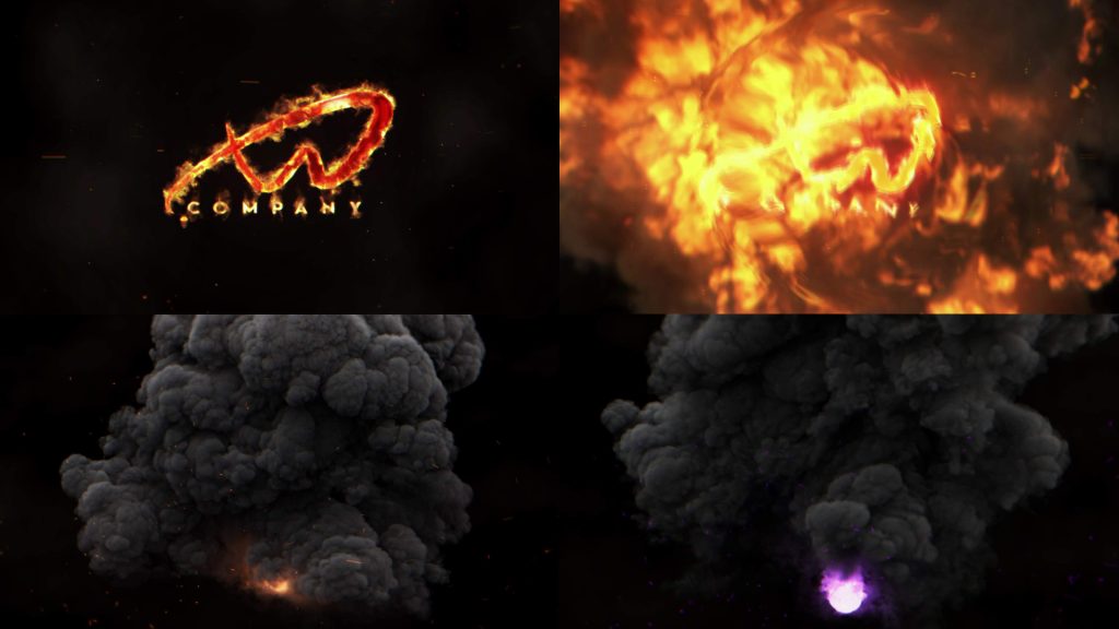 Implosion Explosion Intro After Effects Template – Impact Reveal