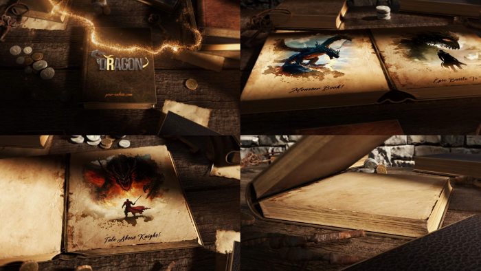 Legendary Book Unveil After Effects Template – Epic Story Reveal