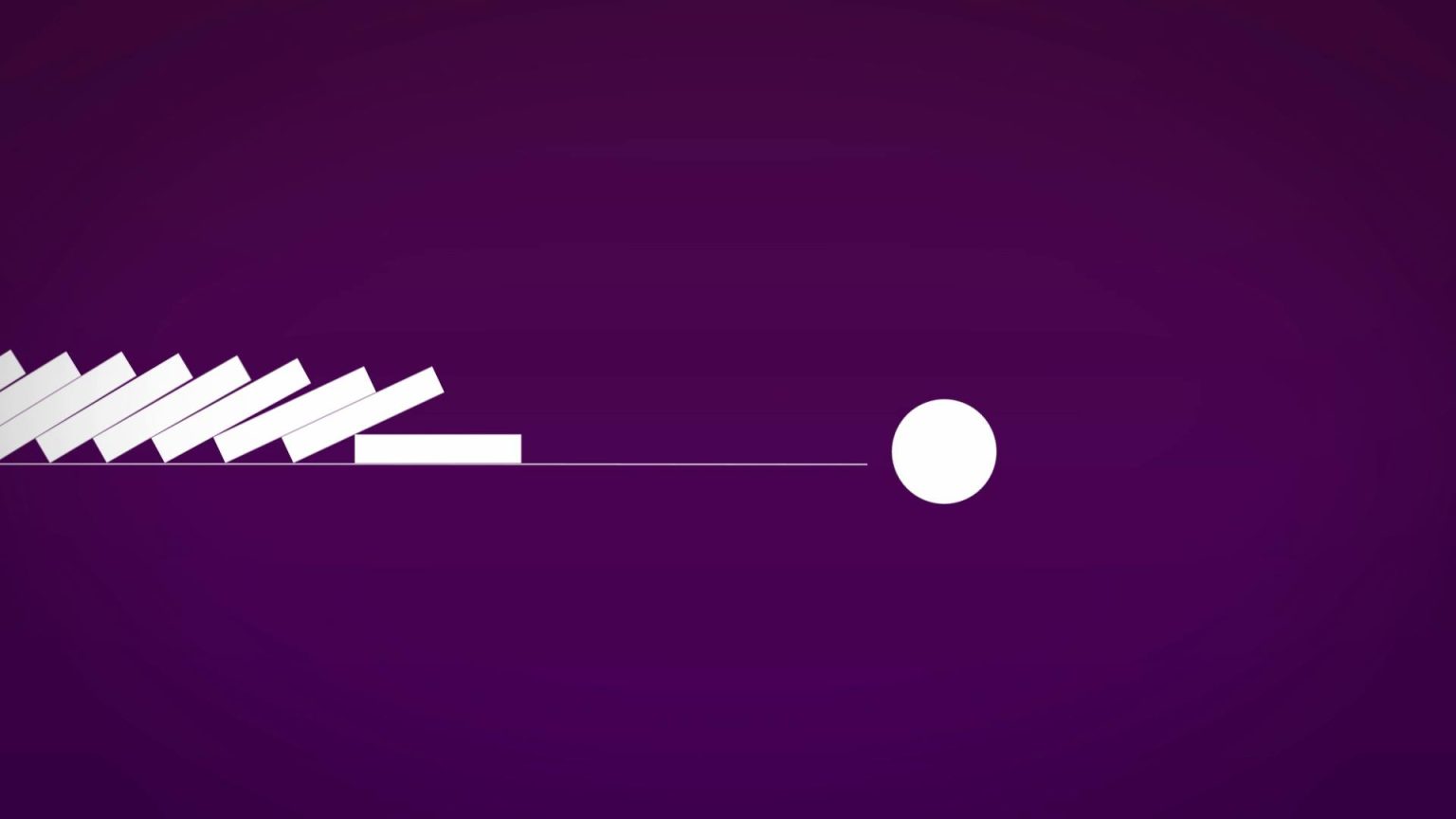 Minimal Dynamic Domino Logo Reveal – Clean Chain Reaction