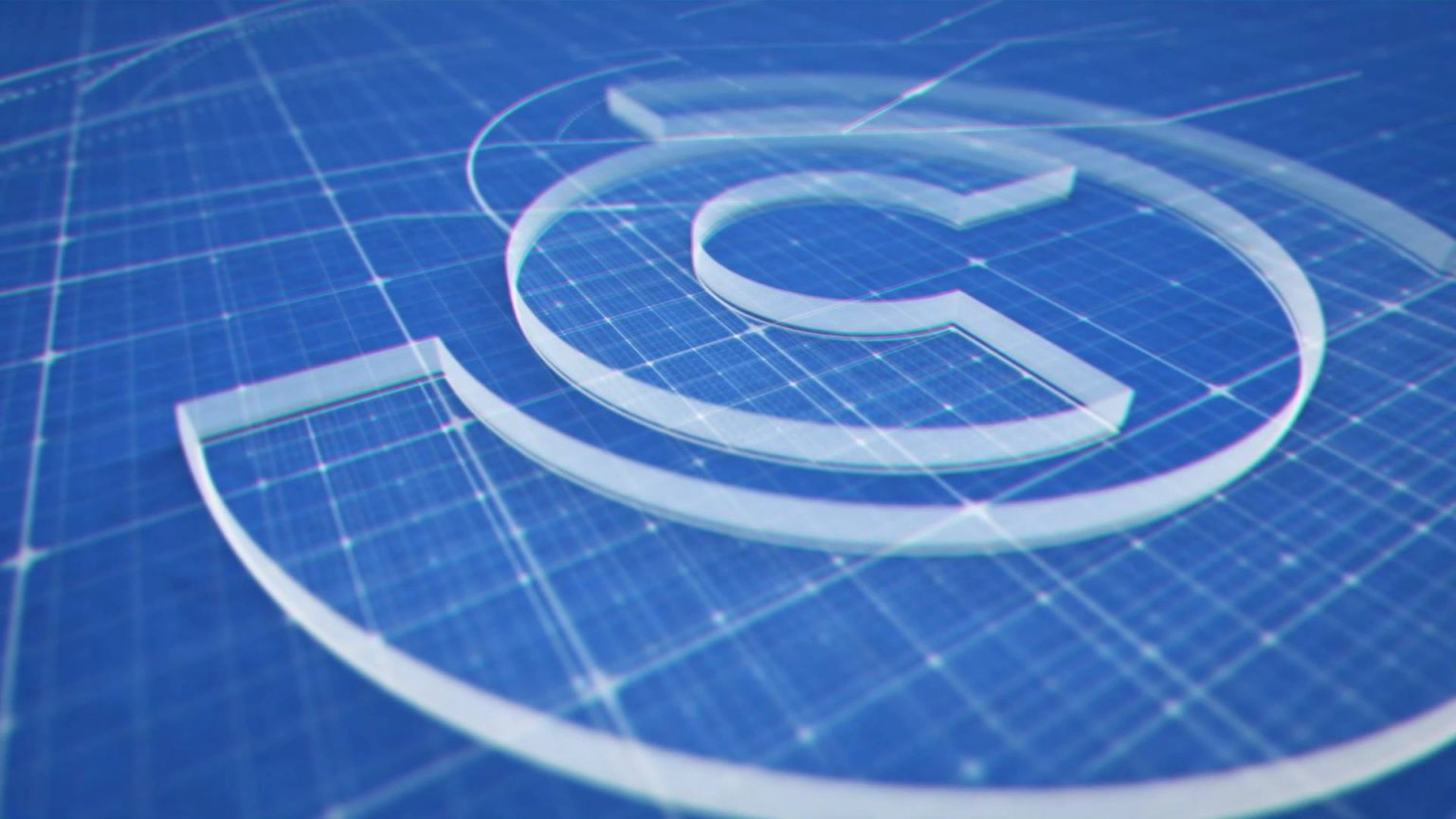 Architect Blueprint Logo Reveal – Architectural Blueprint Animation