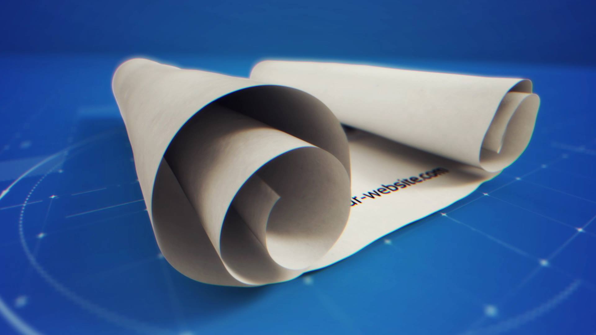 Scroll Unroll Bundle Intro Cinematic Parchment Logo Reveal