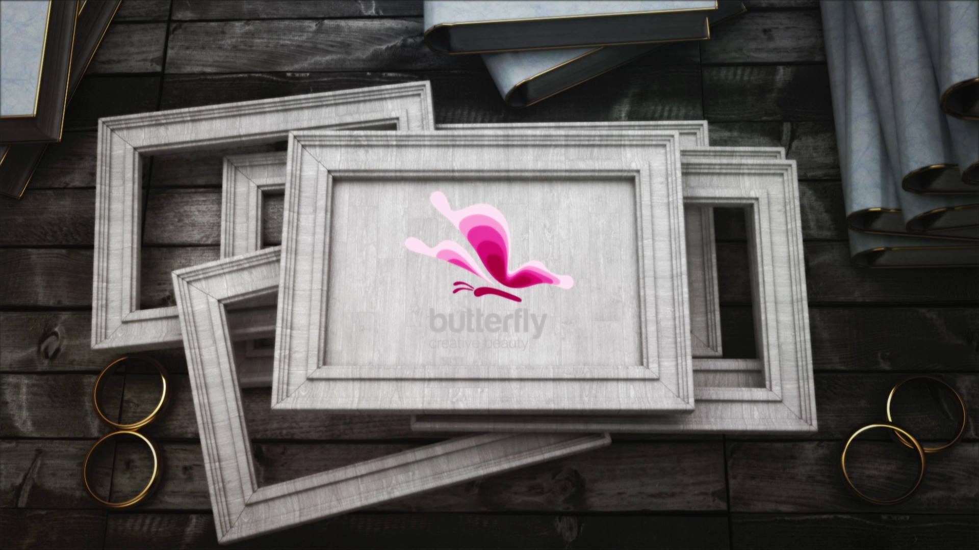 Wedding Frames Logo Reveal – Elegant Premiere Pro Template