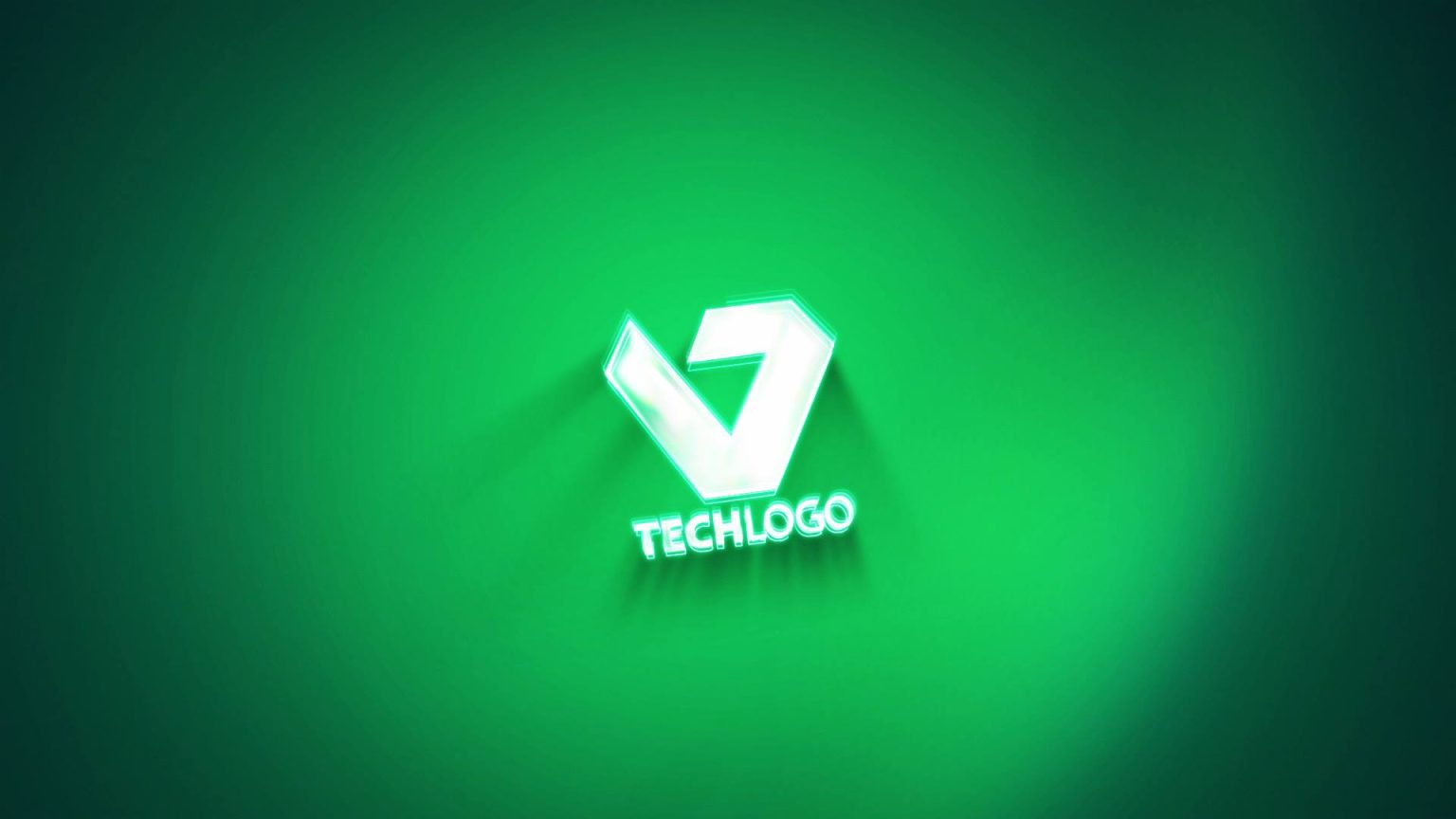 Fast Reflective Logo Reveal – Glossy Quick Animation