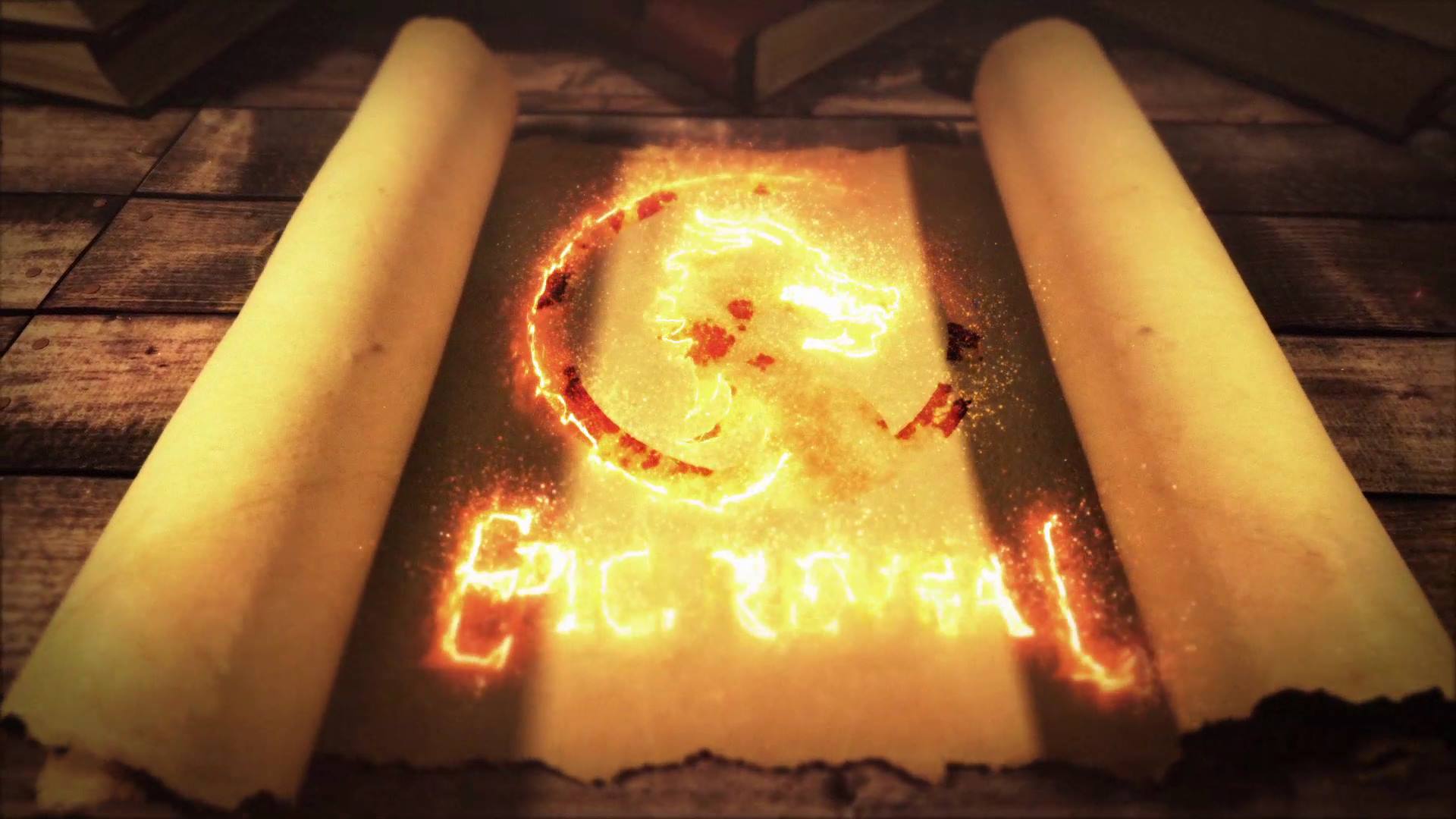 Legendary Epic Scroll Logo Reveal - After Effects