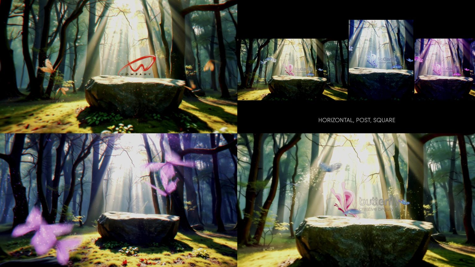 Magic Forest Unveil AE Template – Enchanted Nature Reveal