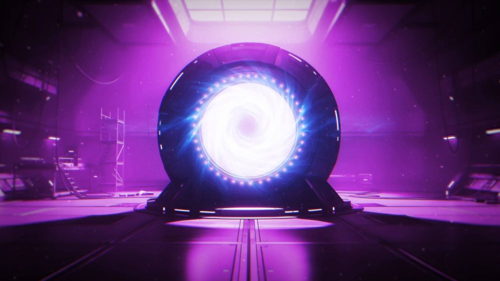 Infinity Portal Unveil – After Effects Template. Open the portal.